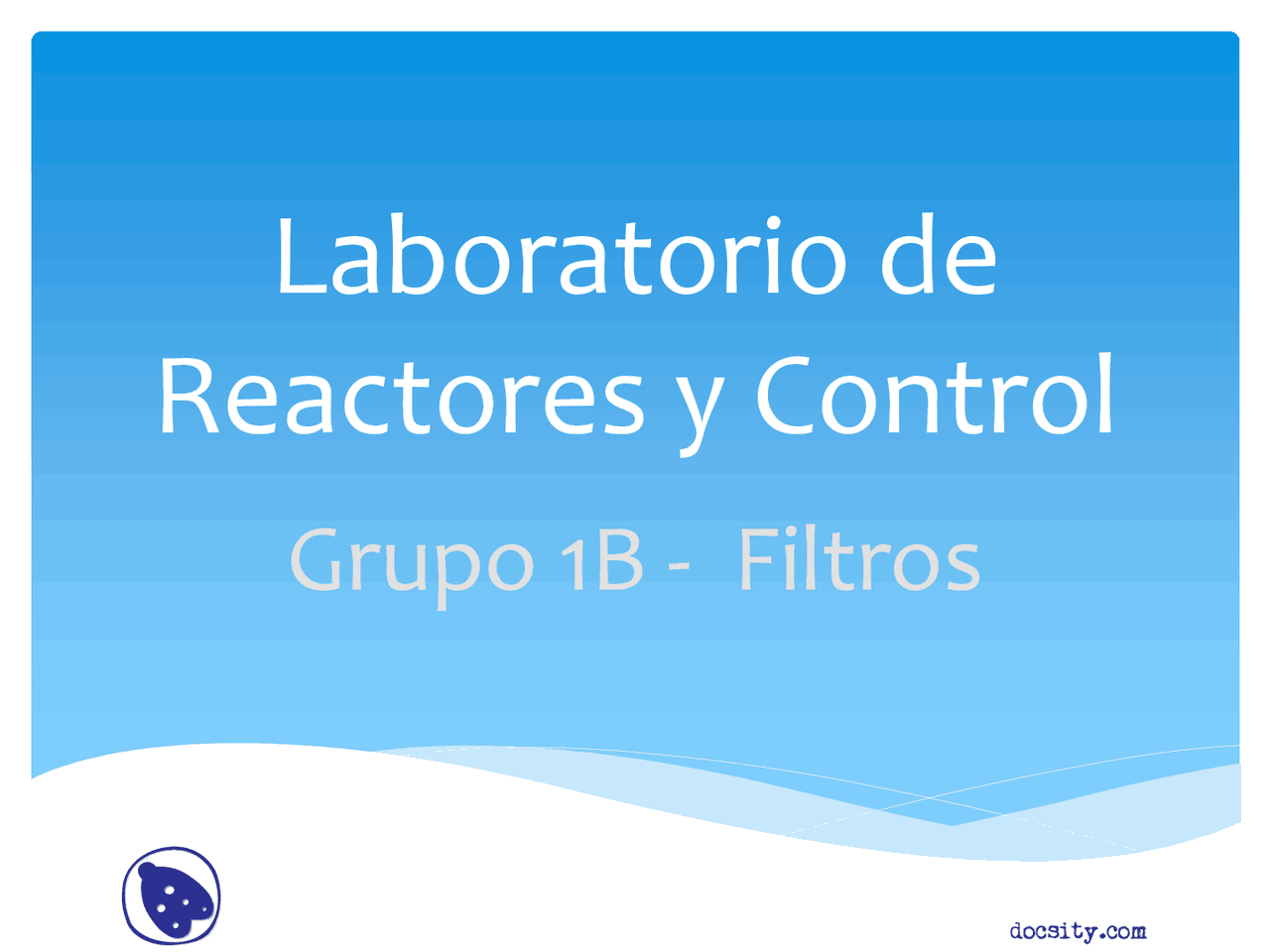 Laboratorio De Reactores Y Control Apuntes Laboratorio De Reactores