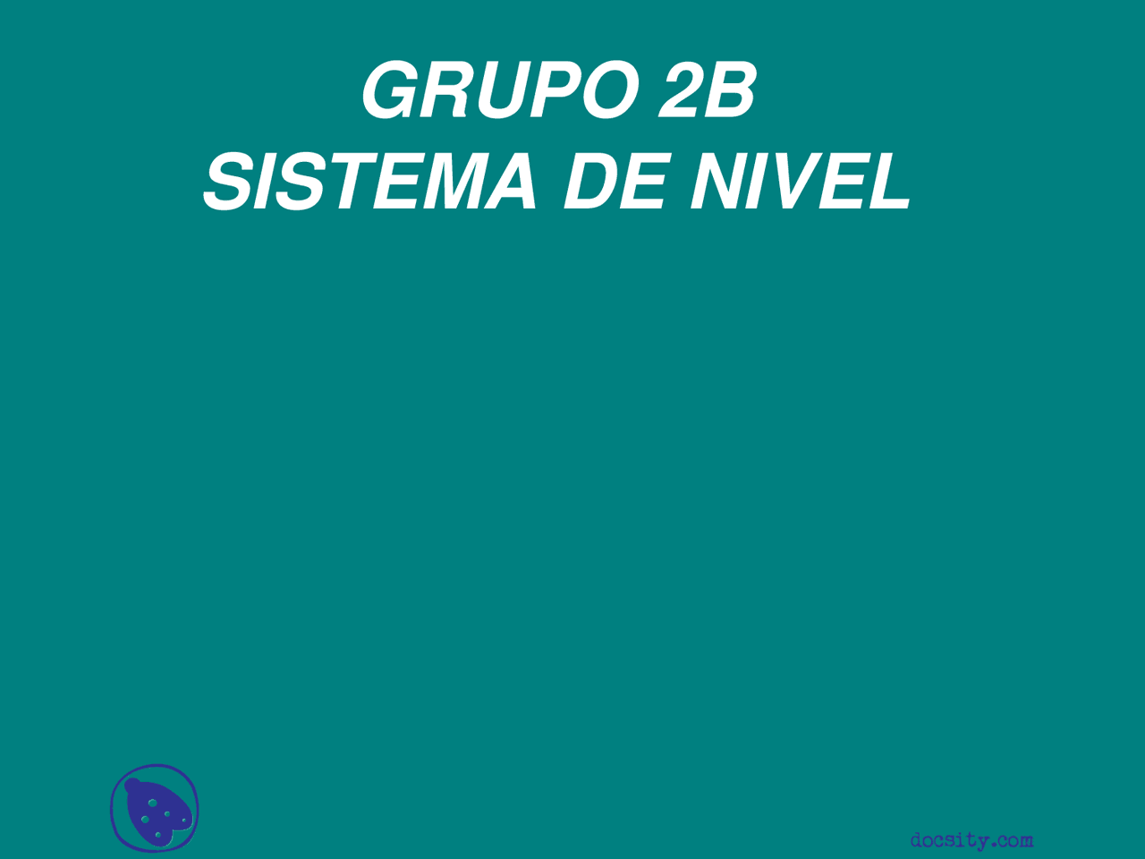 Sistema De Nivel Apuntes Laboratorio De Reactores Docsity