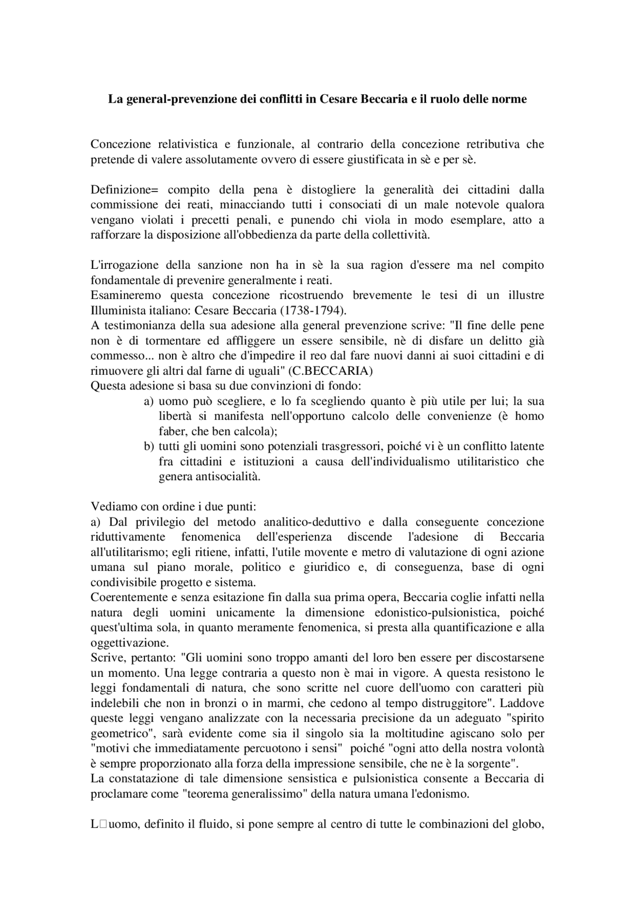 Beccaria Docsity