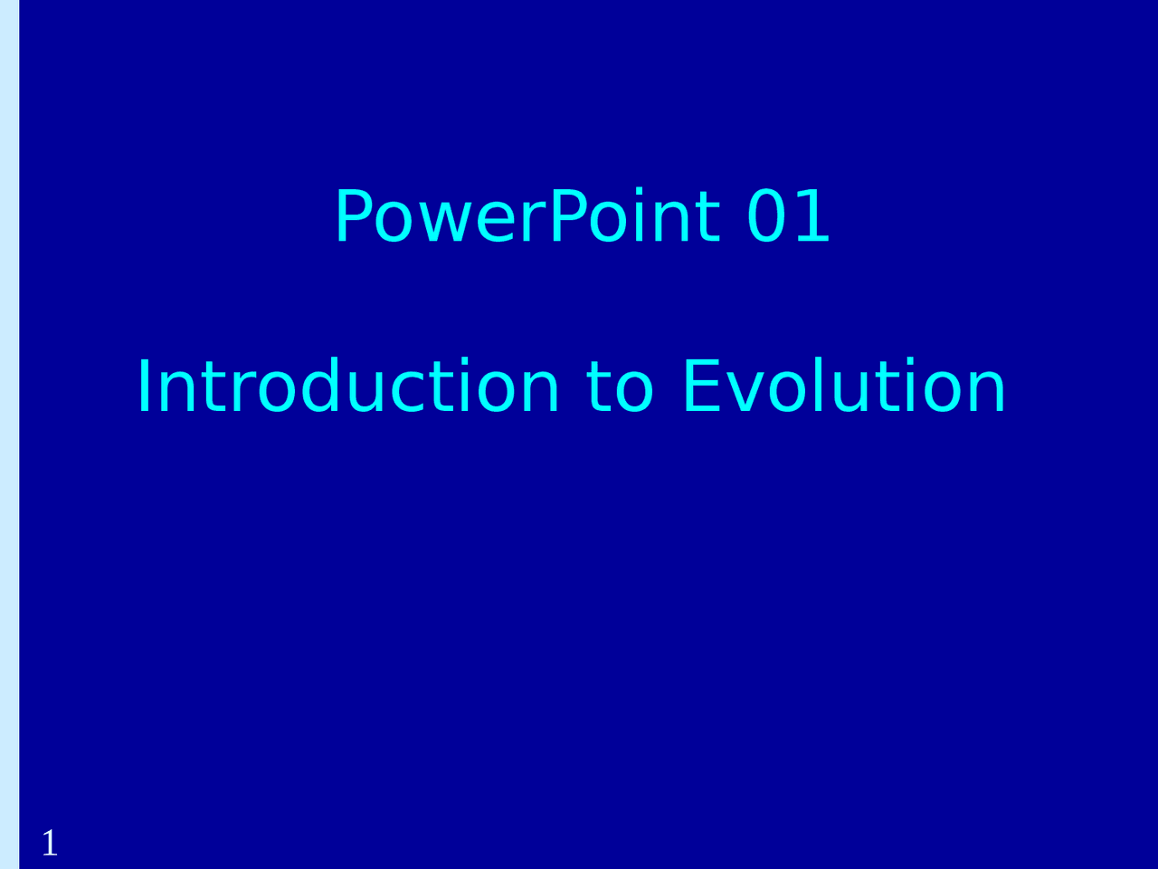 Introduction To Evolution Introduction Of Biology Ii Bisc 208 Docsity