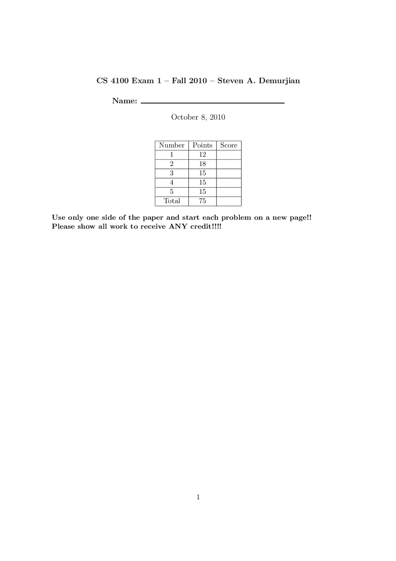 Derivations And Ambiguity Programming Language Translation Quiz Docsity