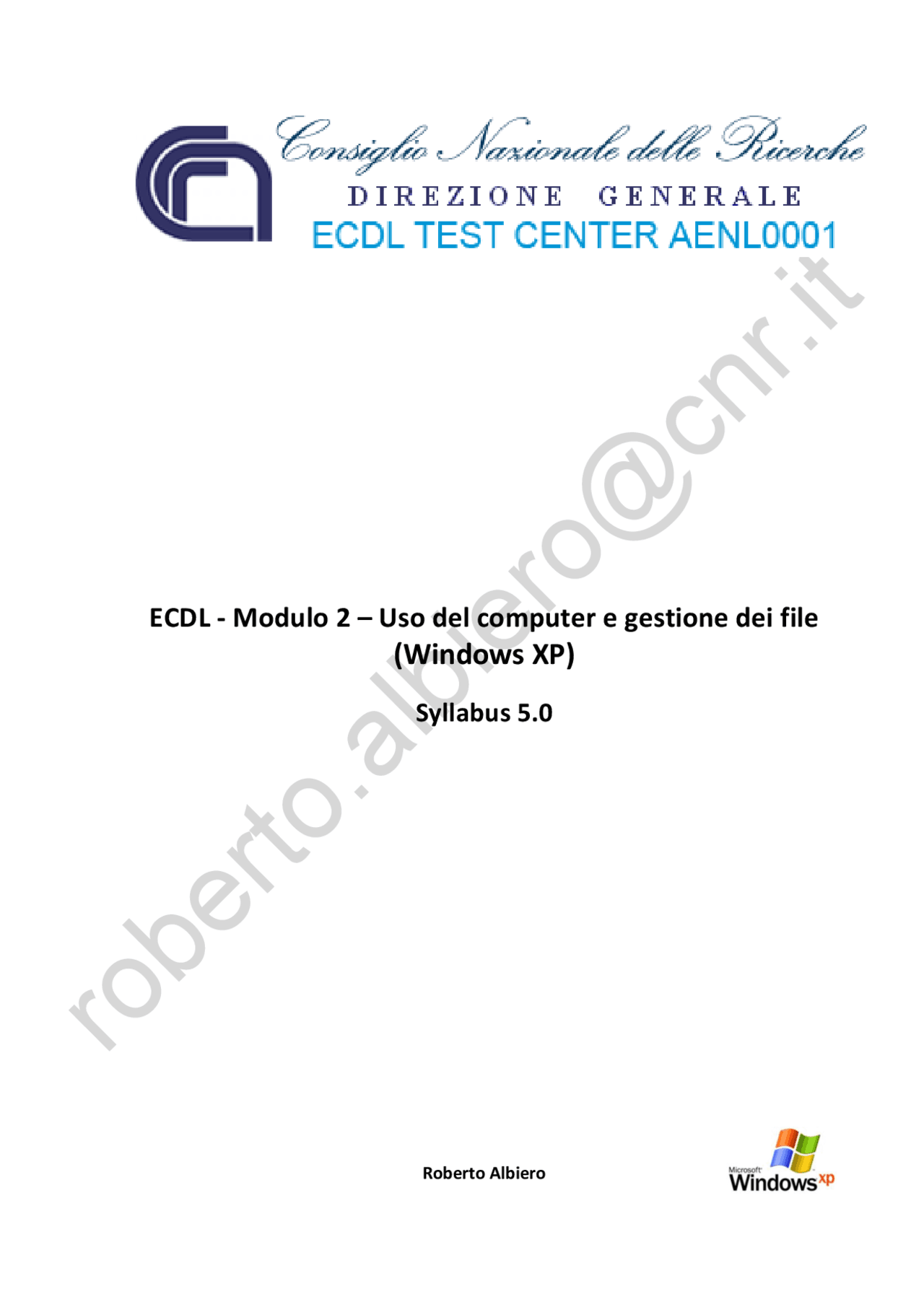 Ecdl Modulo2 Docsity