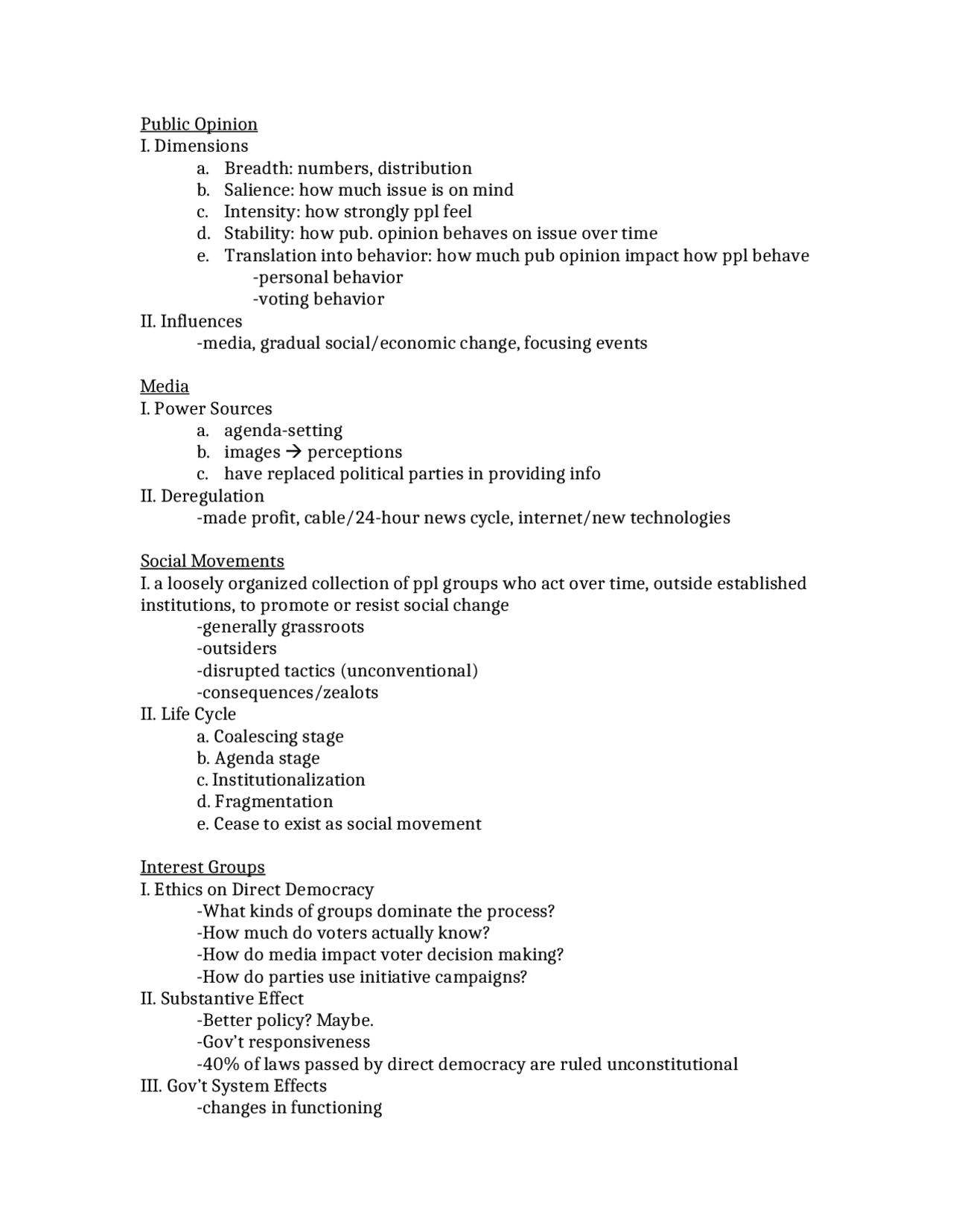 Exam 2 Study Guide | American Government and Politics | POLS 101 - Docsity