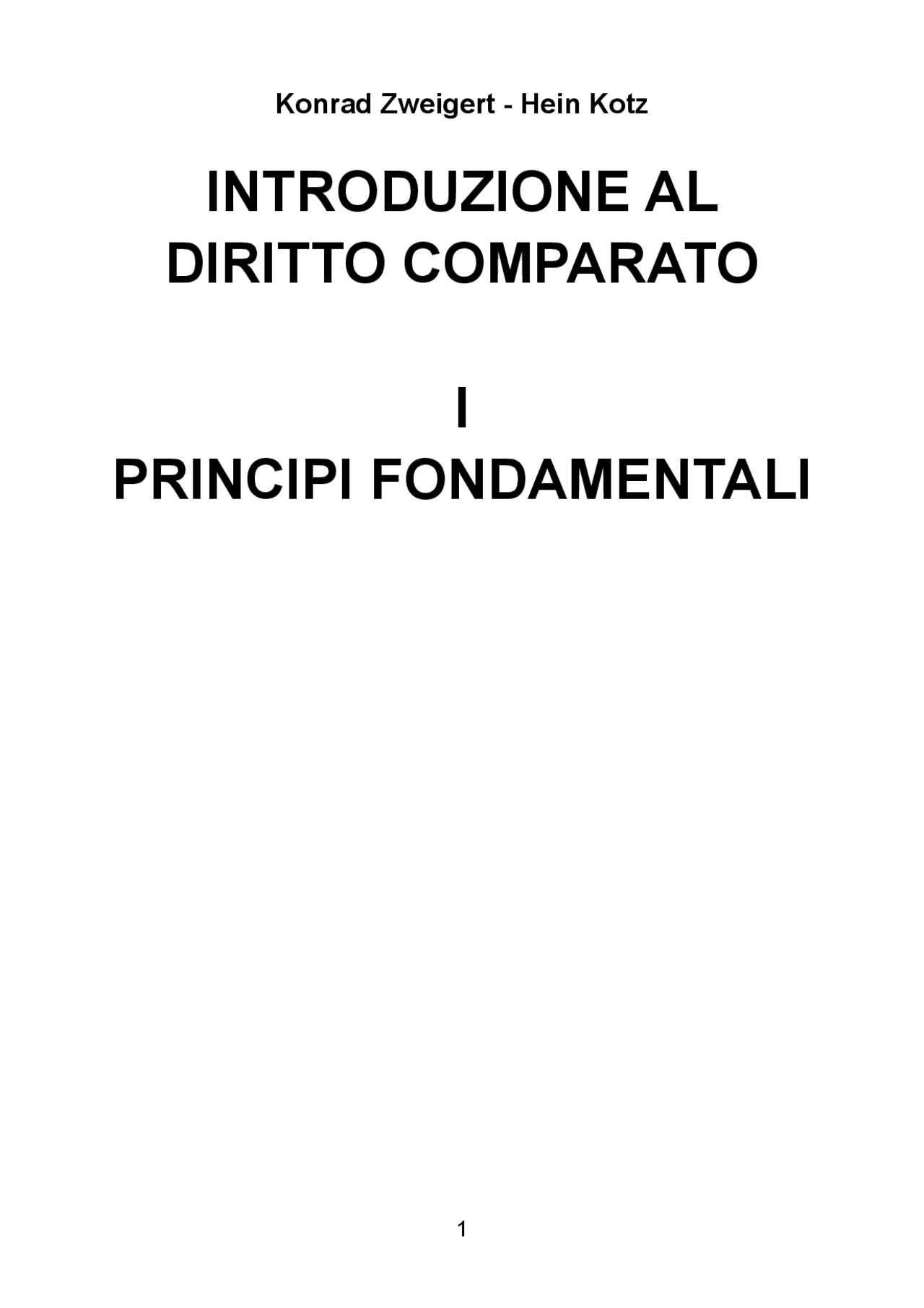 Riassunto Lezioni Di Diritto Comparato Rif Zweigert Kotz