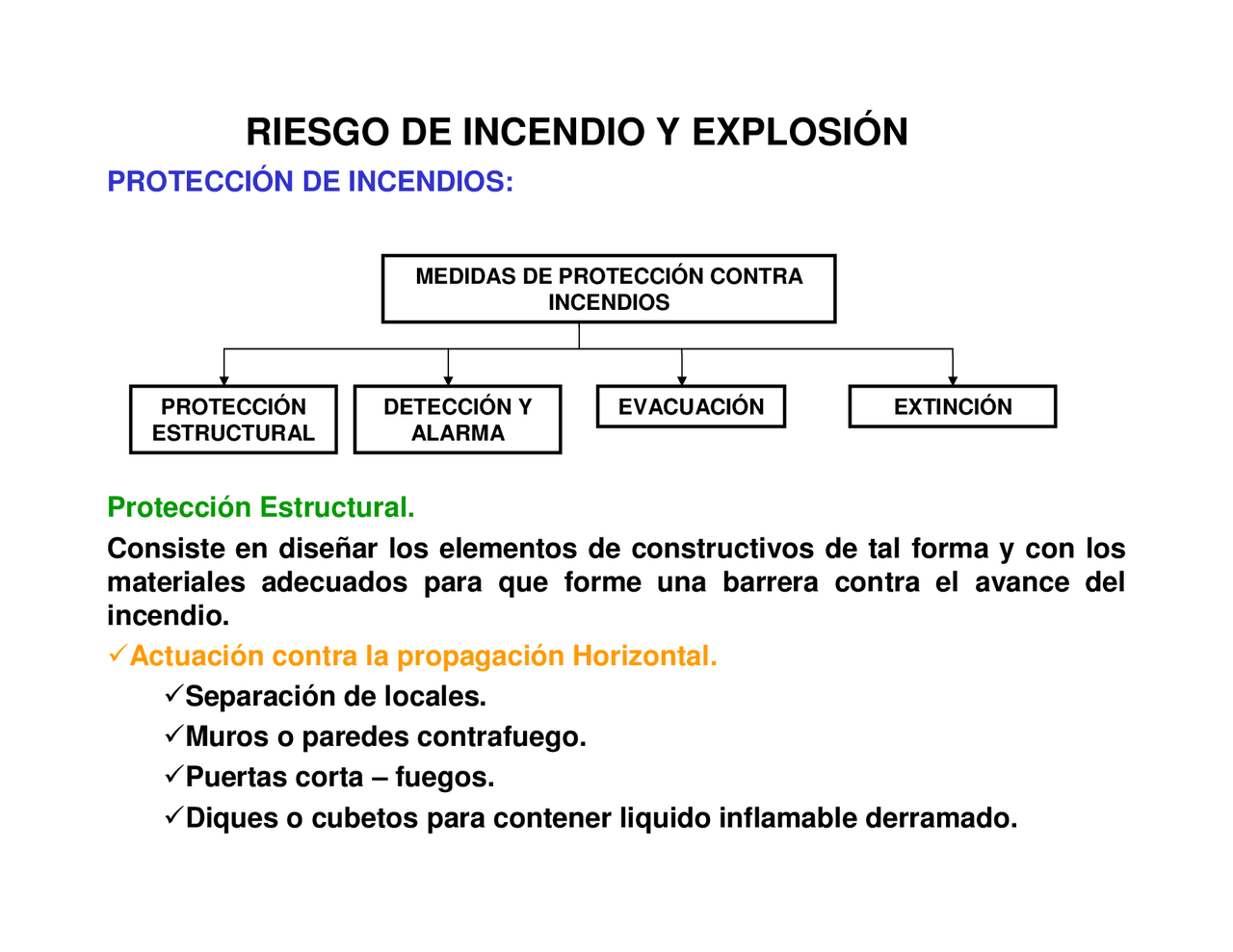 Riesgo de Incendio y Explosión -Apuntes - Seguridad e higiene ...