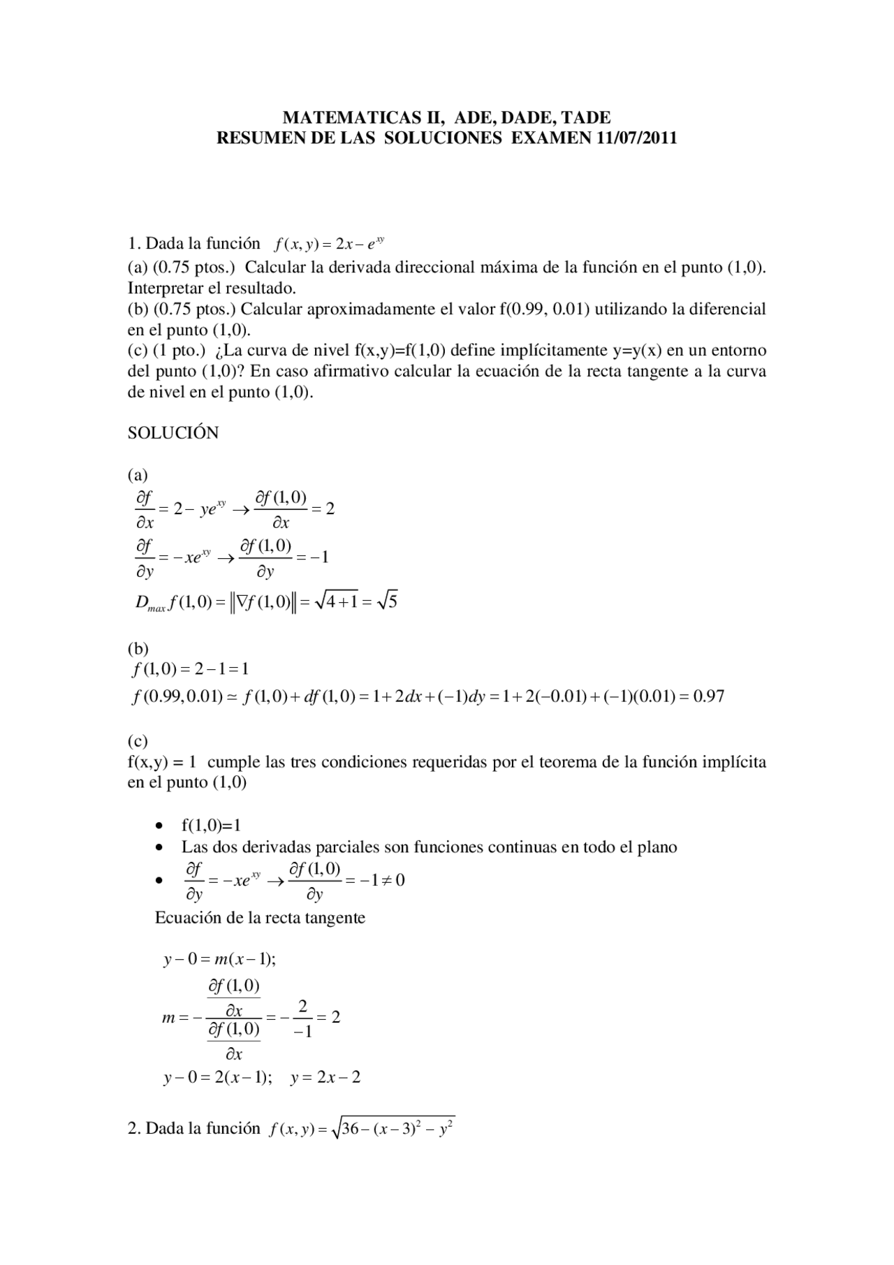 Matematicas 2 Para Ade Docsity