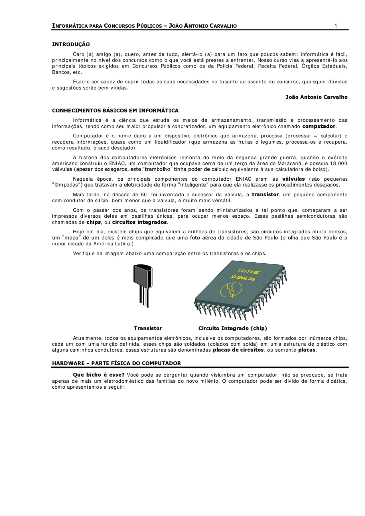 Conhecimentos Básicos em Informática - Apostilas - Engenharia Biológica ...
