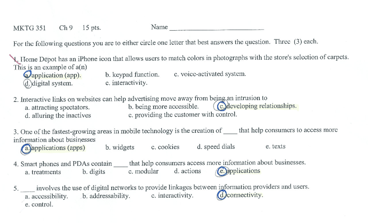 5 Solved Questions on Principles of Management for Quiz 9 | Mgmt 371 ...