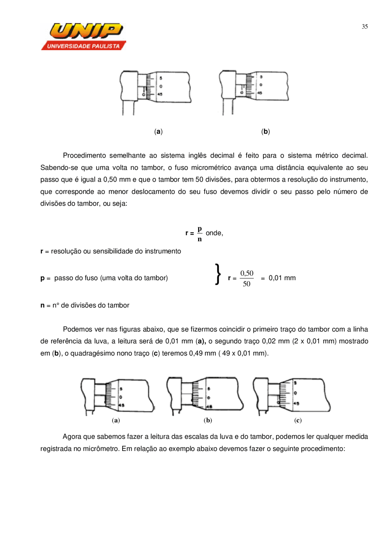 Metrologia - Apostilas - Engenharia de Controle Part2 - Docsity