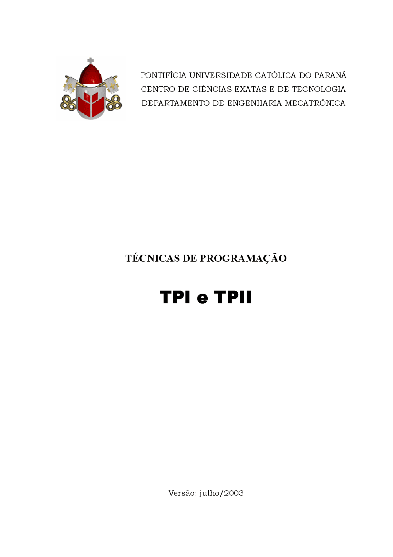 Técnicas De Programação Apostilas Engenharia Elétrica Part1 Docsity