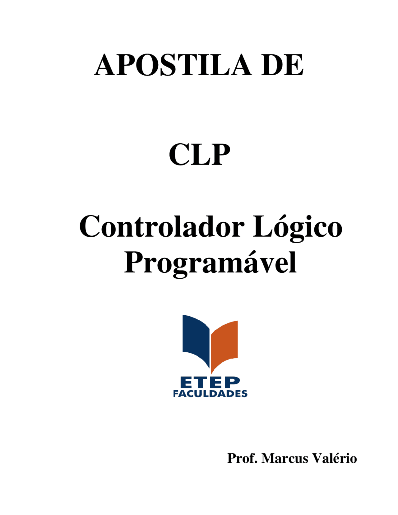 Controlador Lógico Programável Clp Docsity
