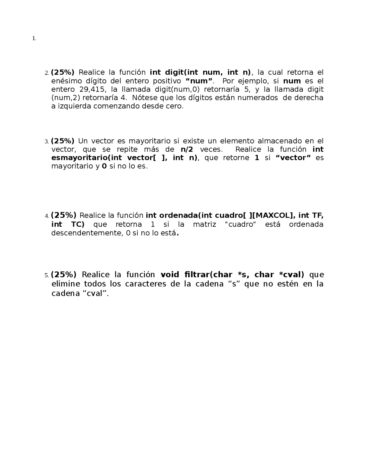 Práctica De Algoritmos Exámen De Ingeniería De Sistemas Y Computación