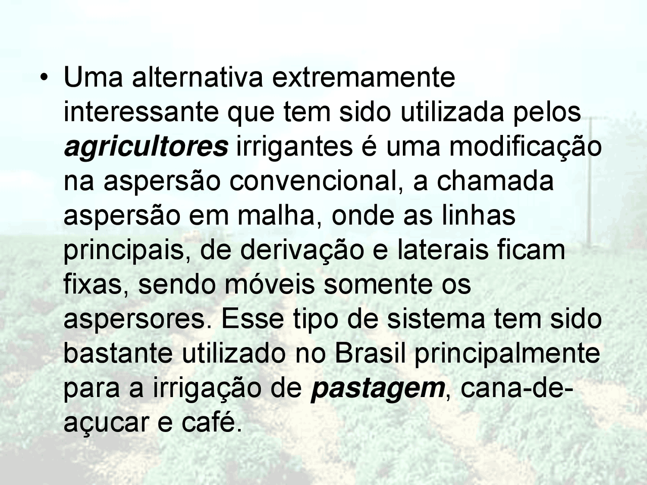 Tipos De Irrigação Apostilas Agronomia Part2 Docsity