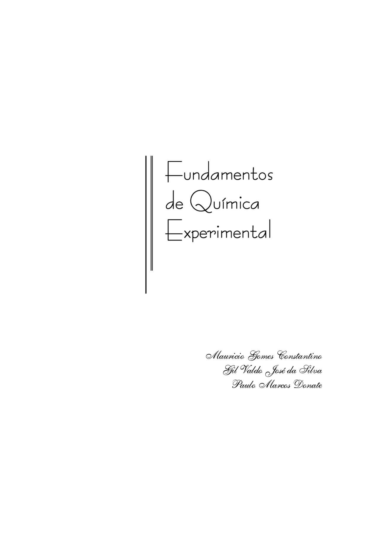 Fundamentos De Química Experimental Apostilas Química Part1 Docsity