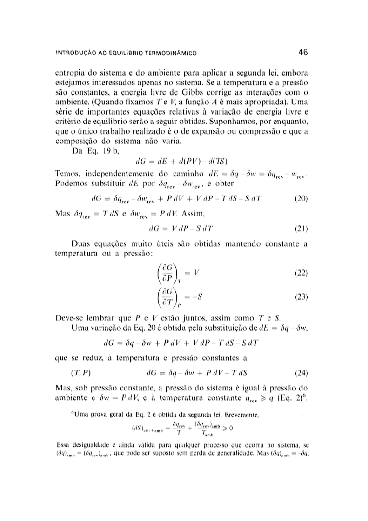 Equilíbrio Termodinâmico Apostilas Química Part2 Docsity