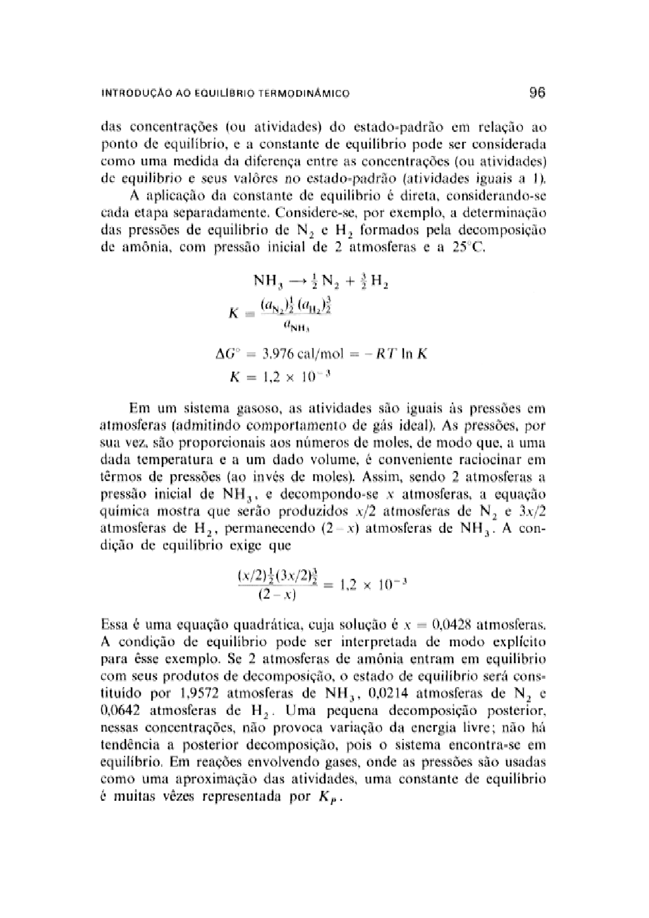 Equilíbrio Termodinâmico Apostilas Química Part3 Docsity