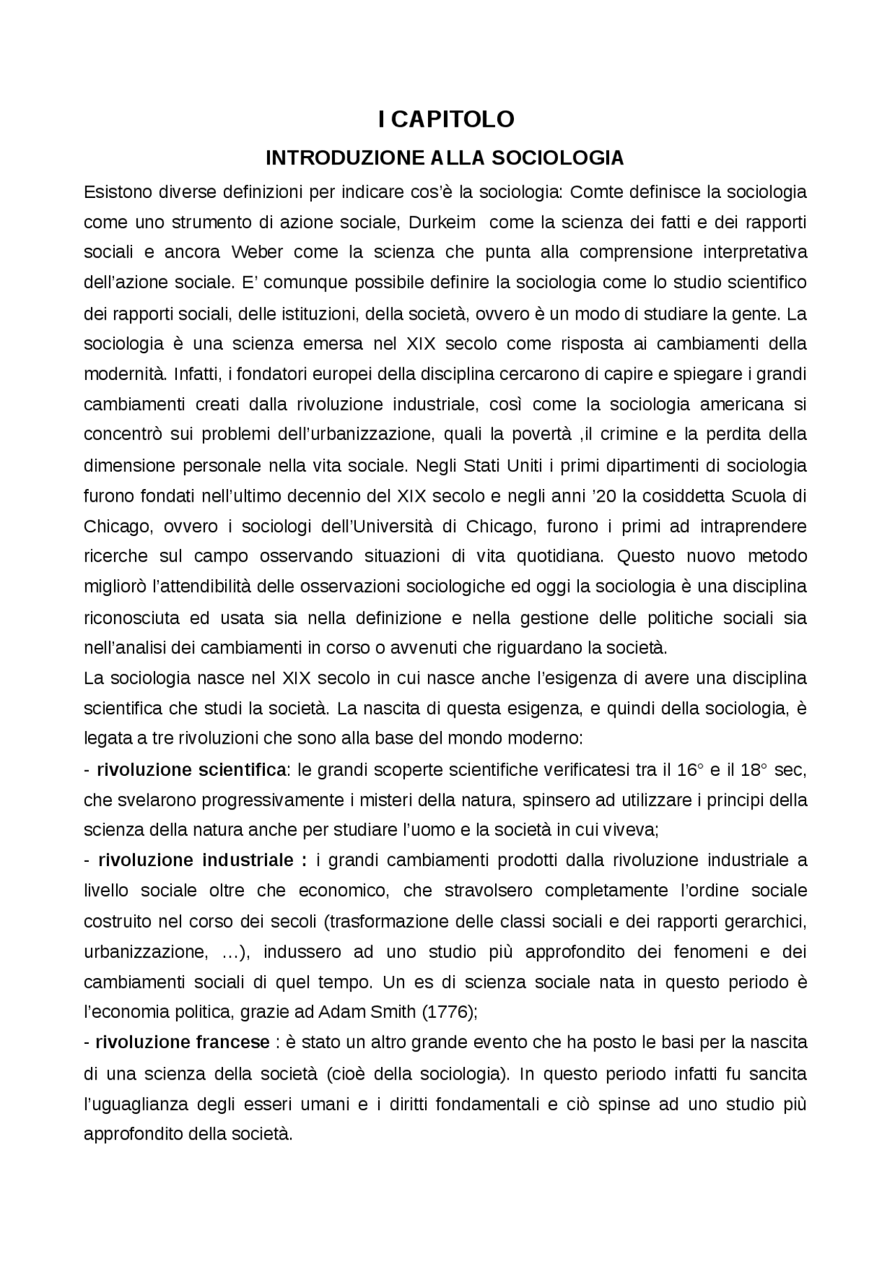 Manuale Di Sociologia Appunti Di Sociologia Del Diritto Docsity