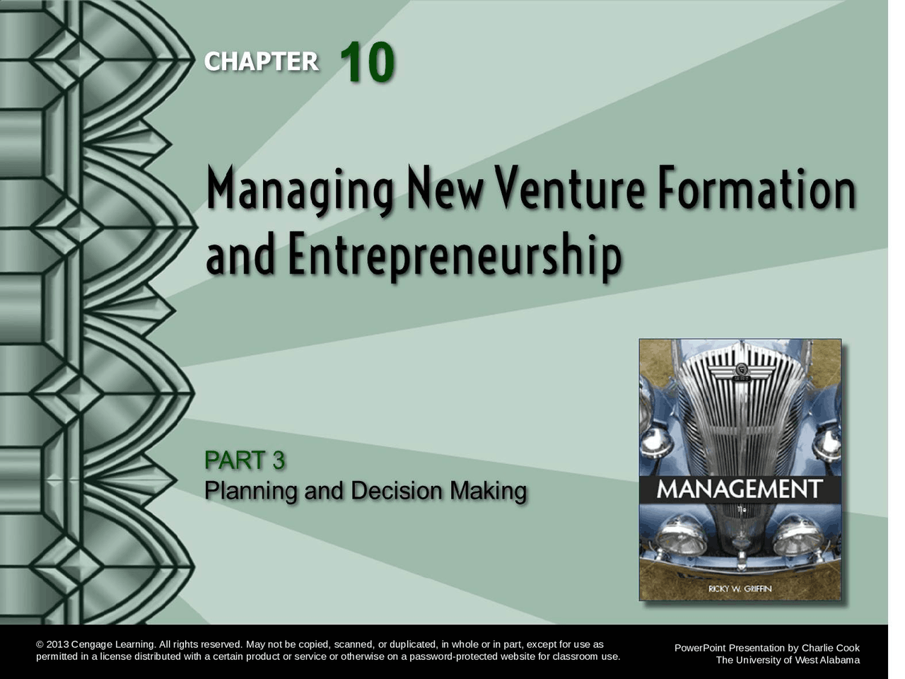 Managing New Venture Formation and Entrepreneurship - Lecture Slides ...