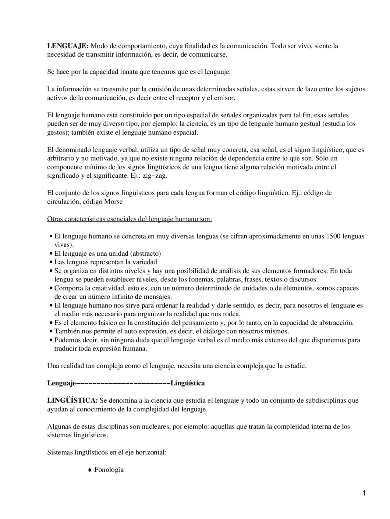 El Lenguaje Apuntes Comunicación Audiovisual Docsity