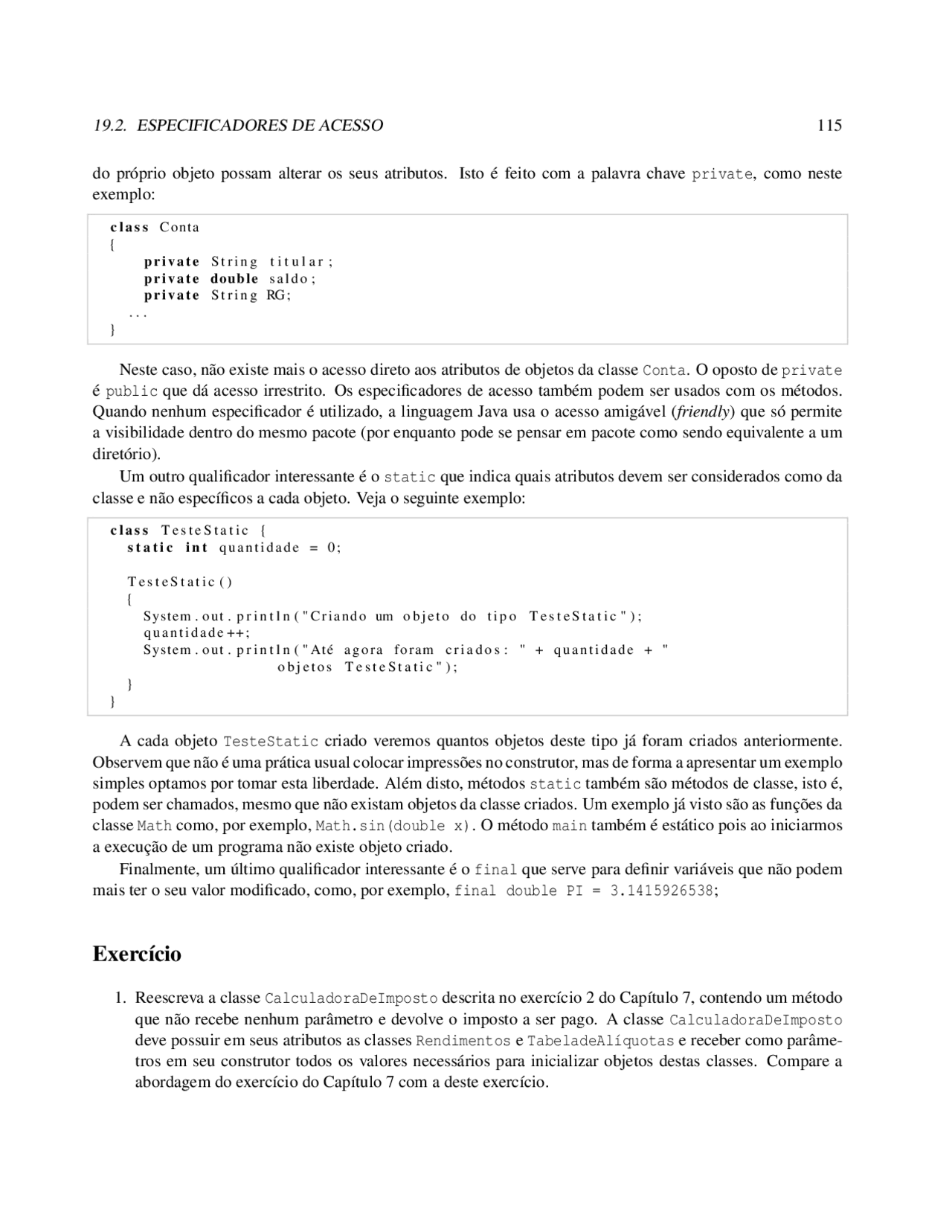 Ciência Da Computação Com Java E Orientação A Objetos Apostilas