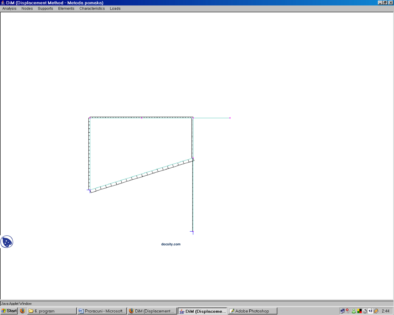 Metoda pomaka-Vezbe-Tehnicka mehanika-Gradjevina (4) | Vežbe' predlog Tehnička mehanika - Docsity