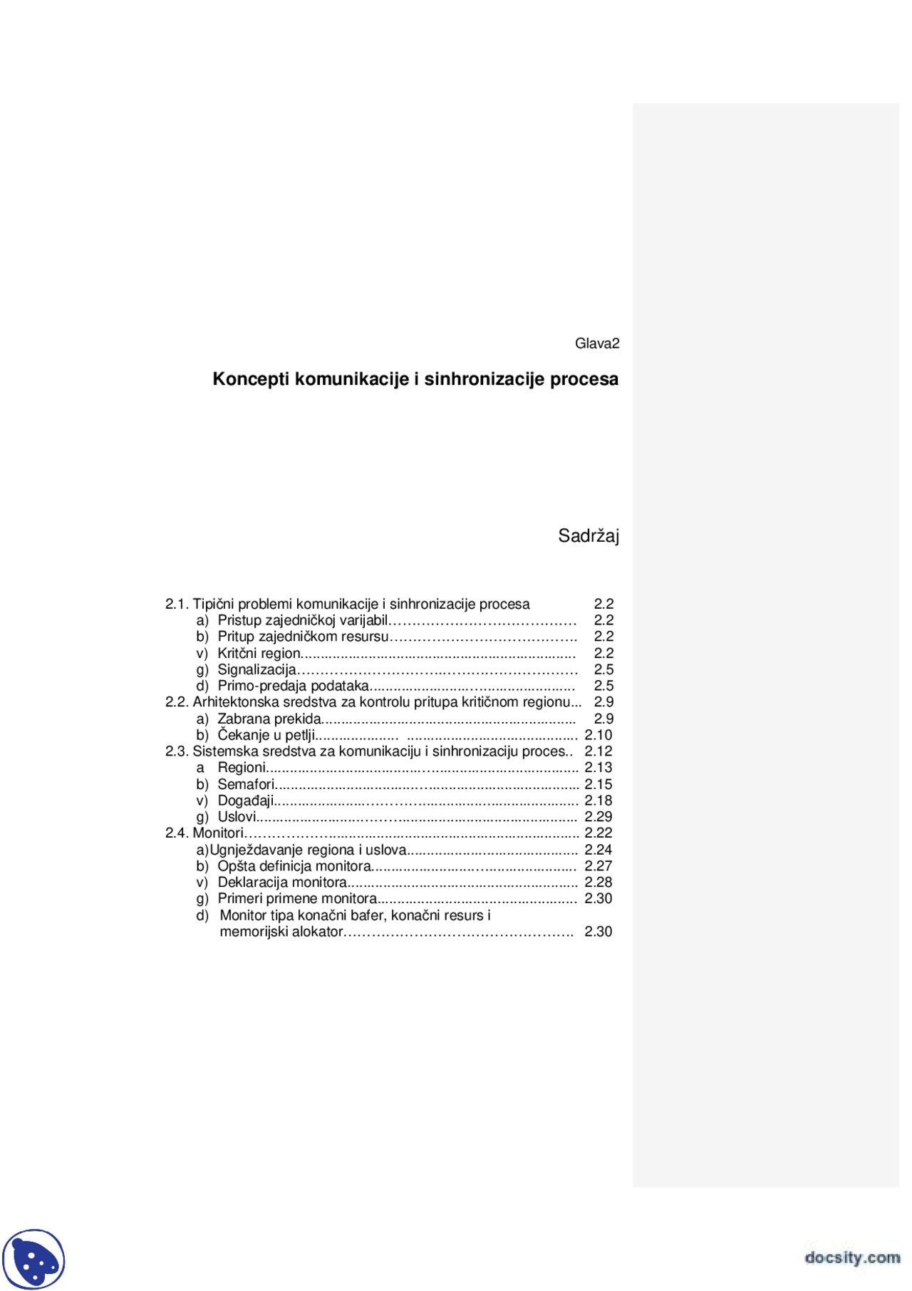 Koncepti komunikacije i sinhronizacije procesa-Vezbe-Operativni sistemi 1-Informatika | Vežbe ...