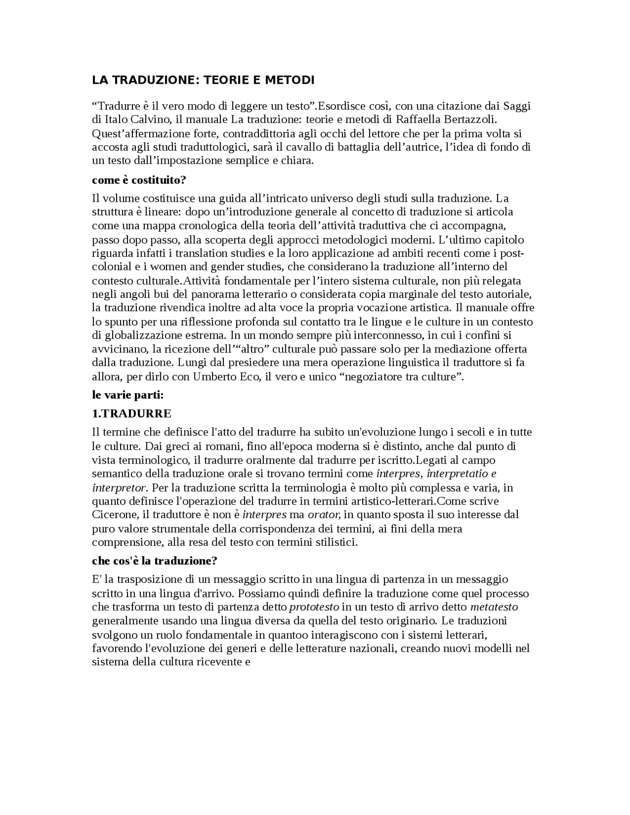 Tecniche Della Mediazione Docsity