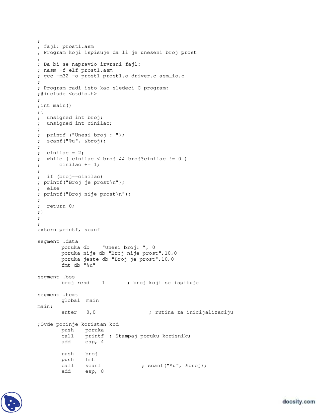 Zadaci-Vezbe-Infomratika i racunarstvo (2) | Vežbe' predlog Računarstvo i informatika - Docsity