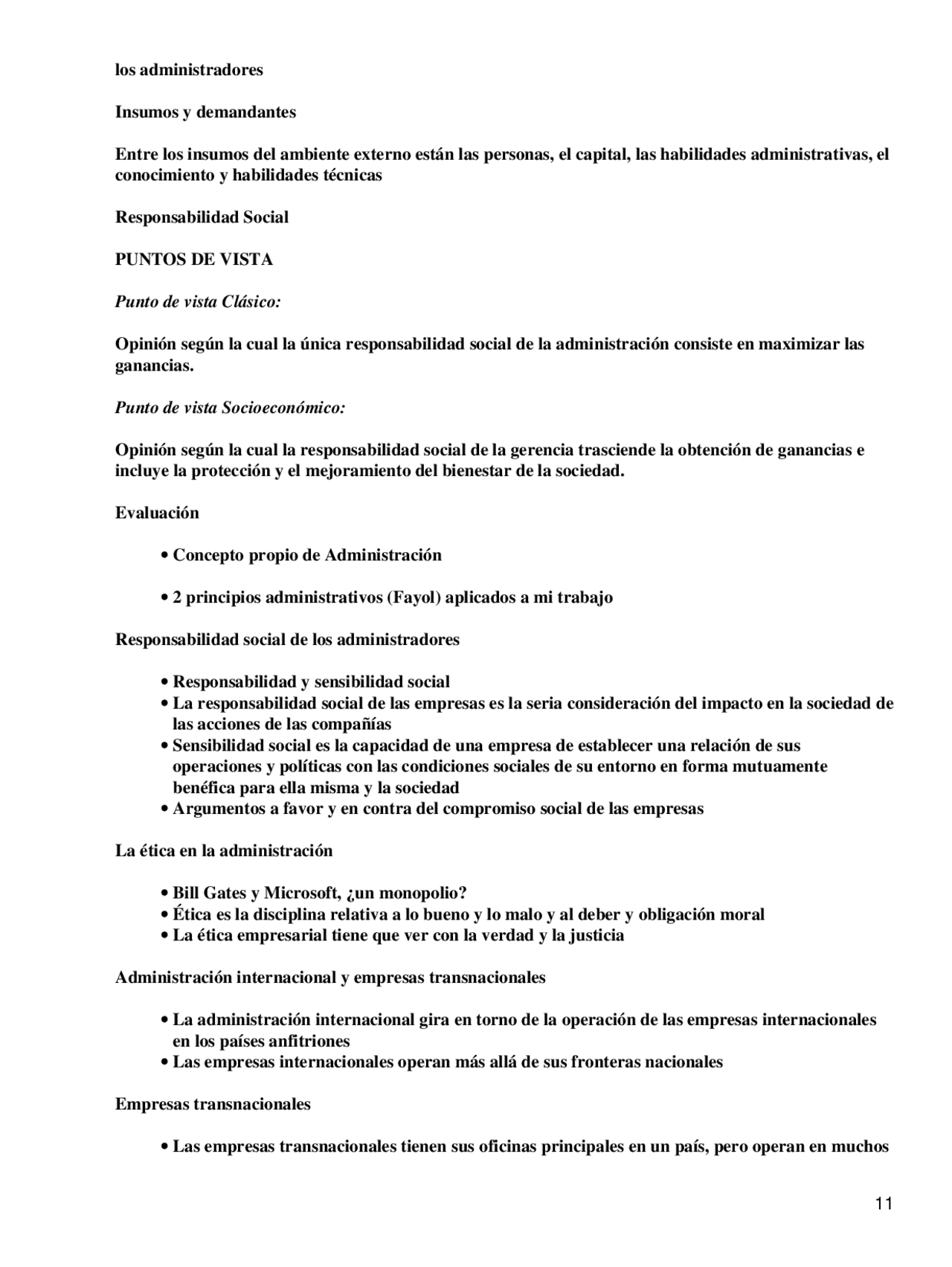Principios Básicos De Administración Apuntes Management Parte2