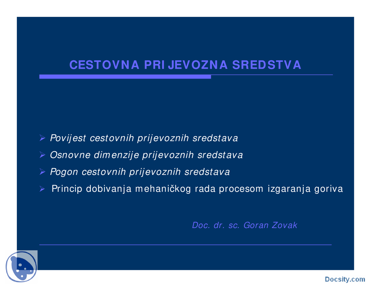 Osnovne dimenzije prijevoznih sredstava-Slajdovi-Drumska vozila ...