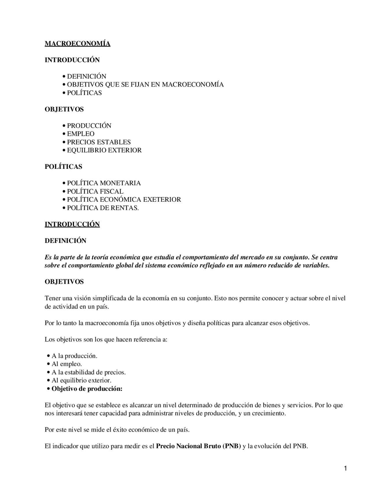 Macroeconomía Apuntes Management Apuntes De Macroeconomía Docsity