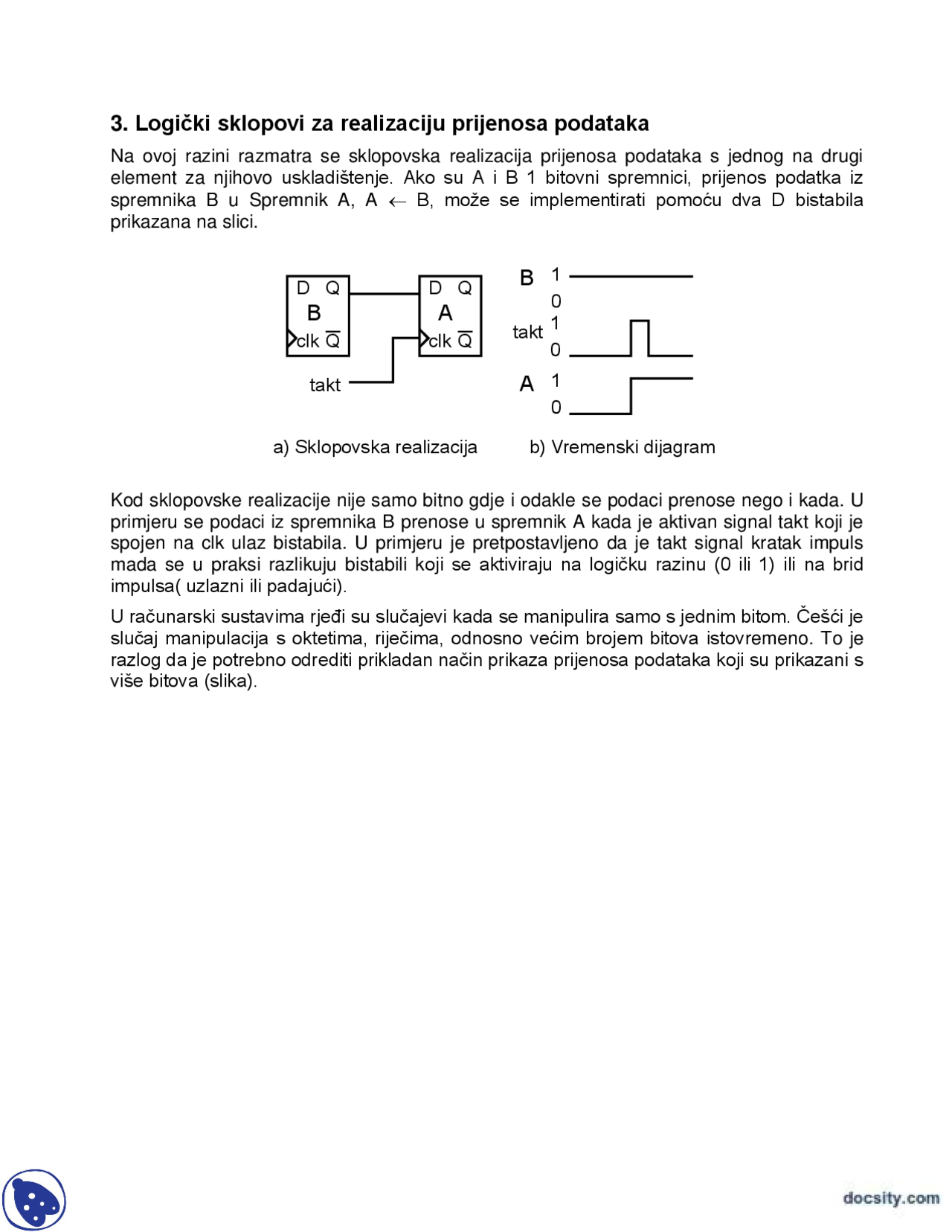Projektiranje procesora-Skripta-Arhitektura digitalnog racunara-Informatika (1) | Rezime ...