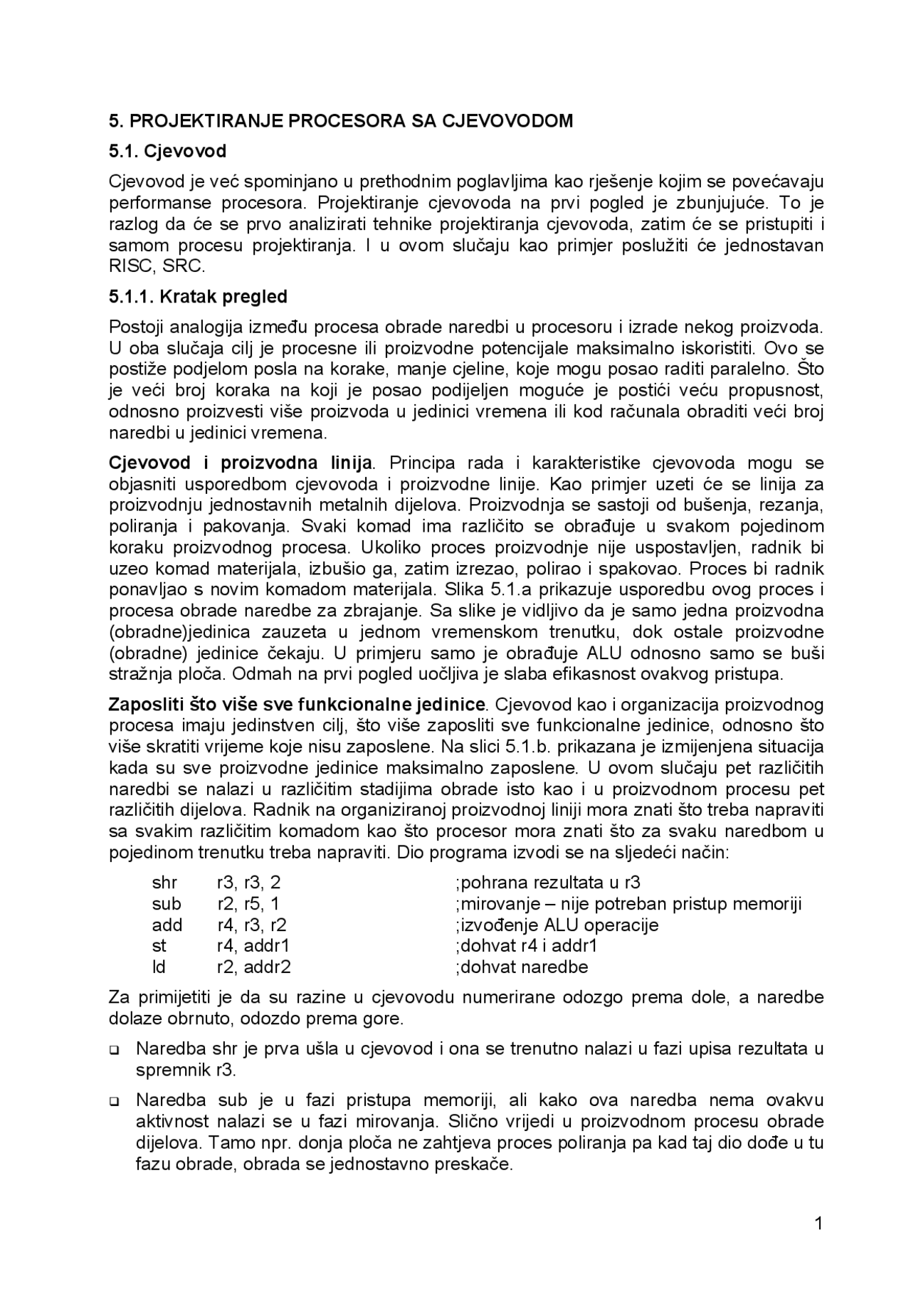 Projektiranje procesora-Skripta-Arhitektura digitalnog racunara-Informatika (3) | Rezime ...