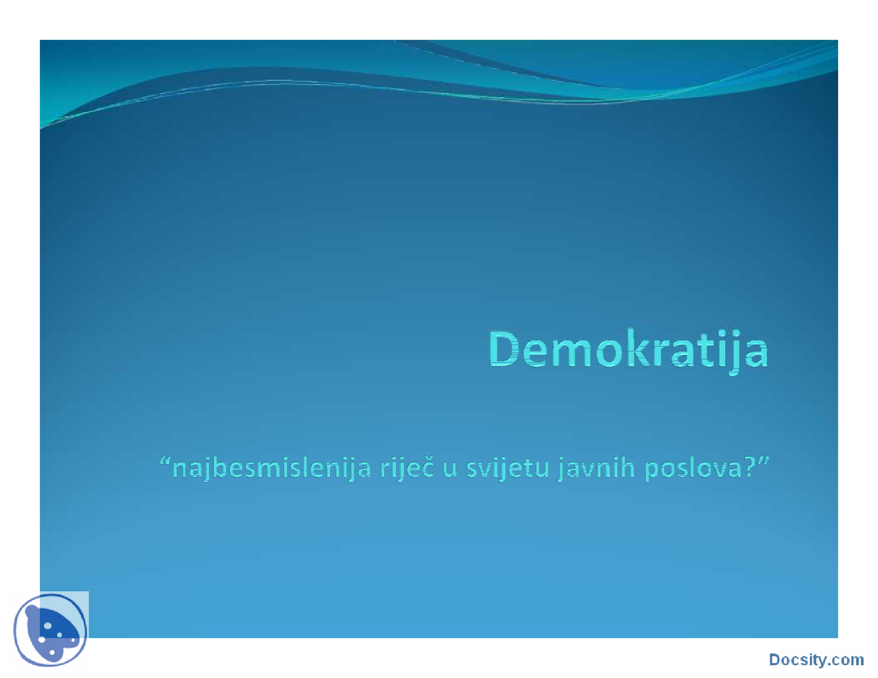 Demokratija-Slajdovi-Uvod u politicke nauke-Medjunarodni odnosi ...