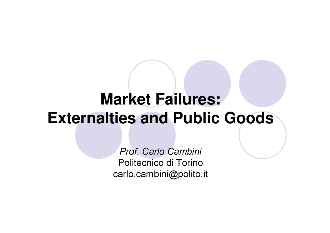 2. externalities and public goods - Docsity
