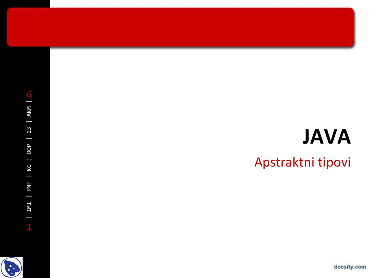 Apstraktni tipovi-Slajdovi-Objektno-orijentisano programiranje ...