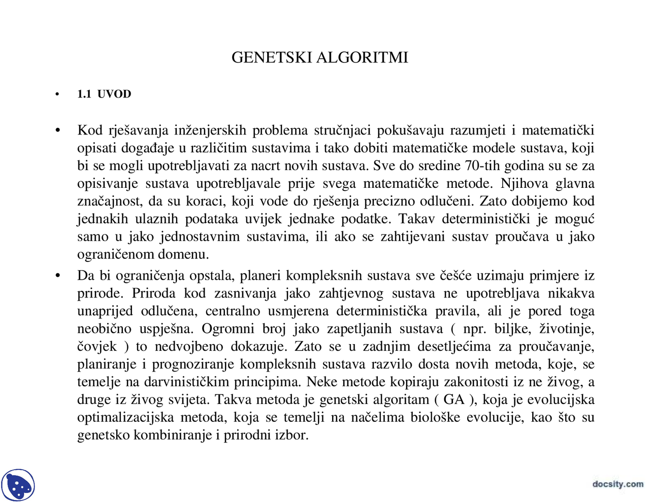 GENETSKI ALGORITMI-Skripta-Inteligentni sistemi-Informatika | Rezime ...