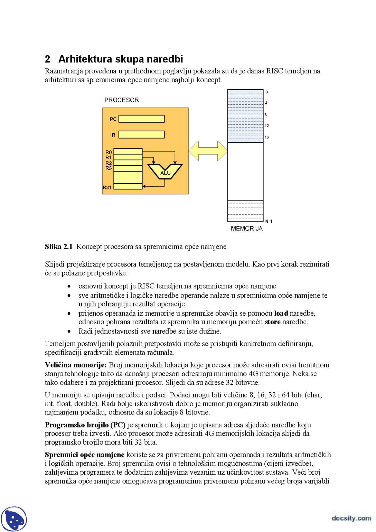 Arhitektura skupa naredbi-Skripta-Arhitektura digitalnog racunara-Informatika | Rezime od ...