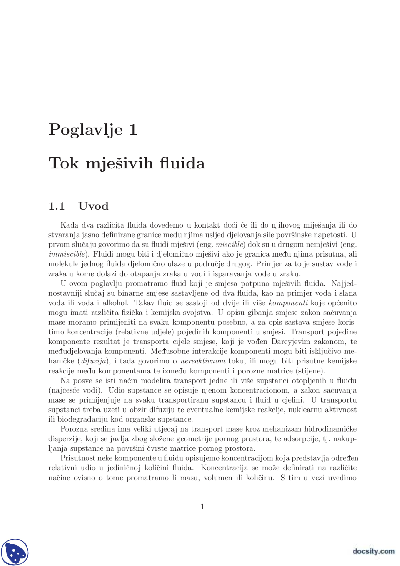 Tok mesanih fluida-Skripta-Matematicki modeli transporta kroz poroznu ...