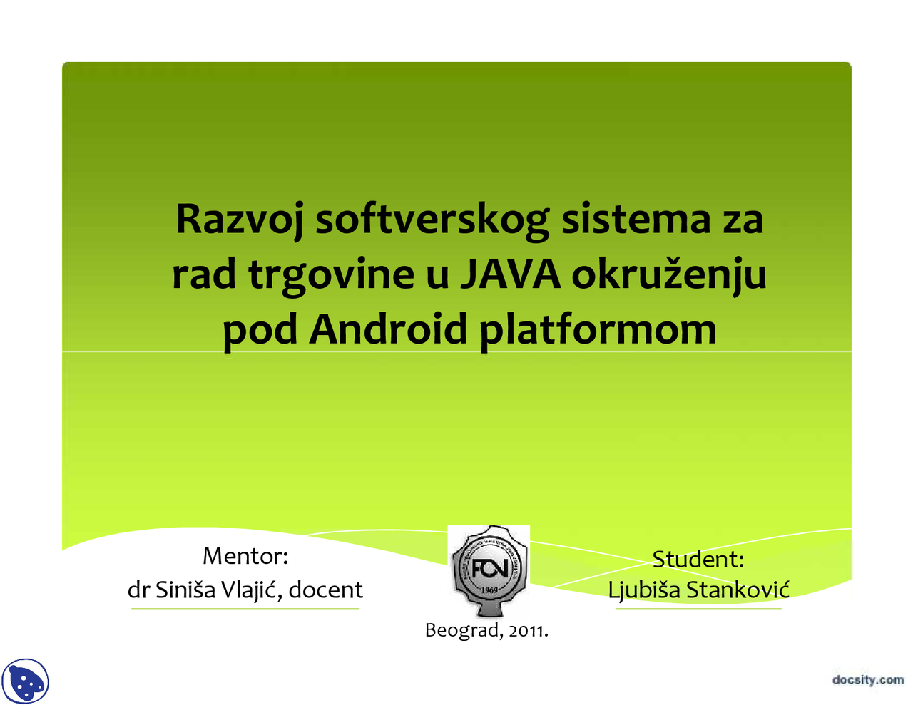 Razvoj softverskog sistema za-Zavrsni rad-Softverski zahtevi-Informatika | Maturalni radovi ...