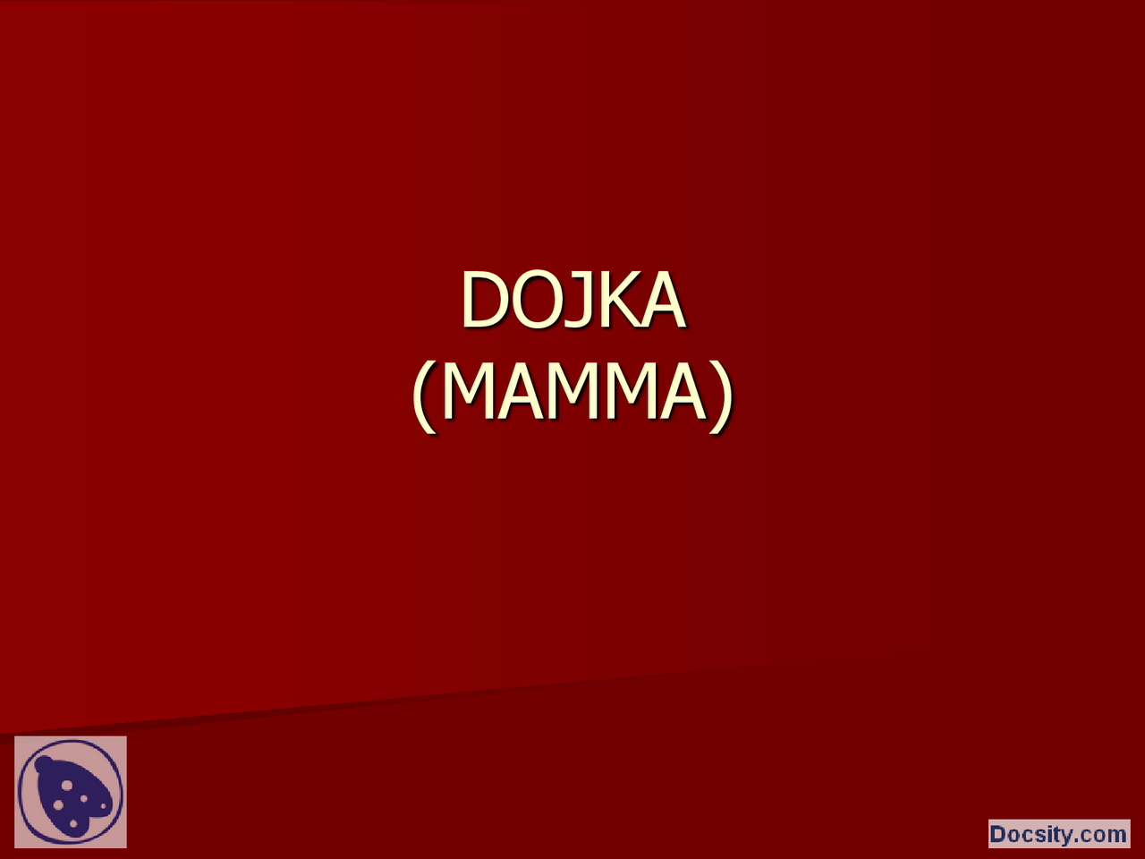 Mamma-Slajdovi-Anatomija-Medicina | Slajdovi' predlog Prva pomoć - Docsity