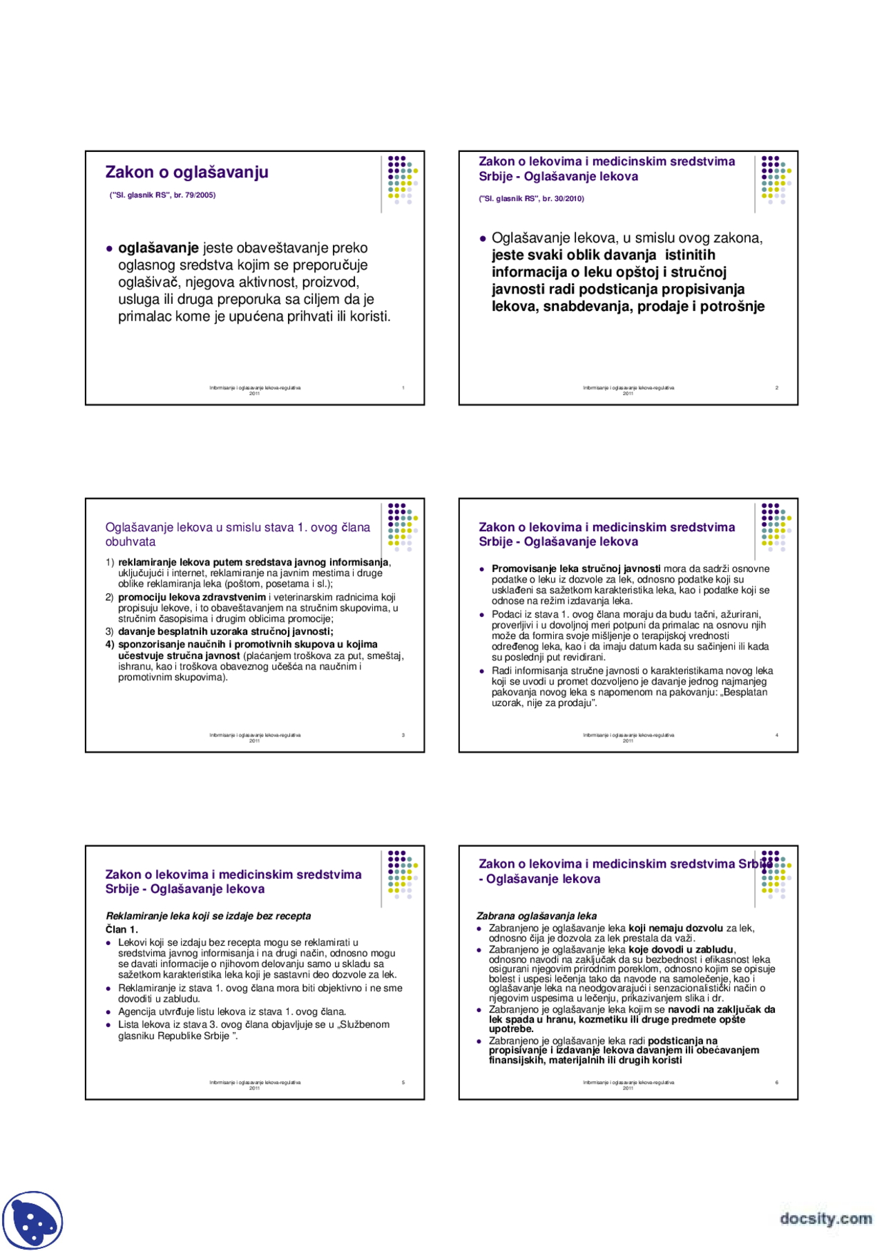 Informisanje i oglasavanje lekova-Slajdovi-Farmaceutski marketing ...