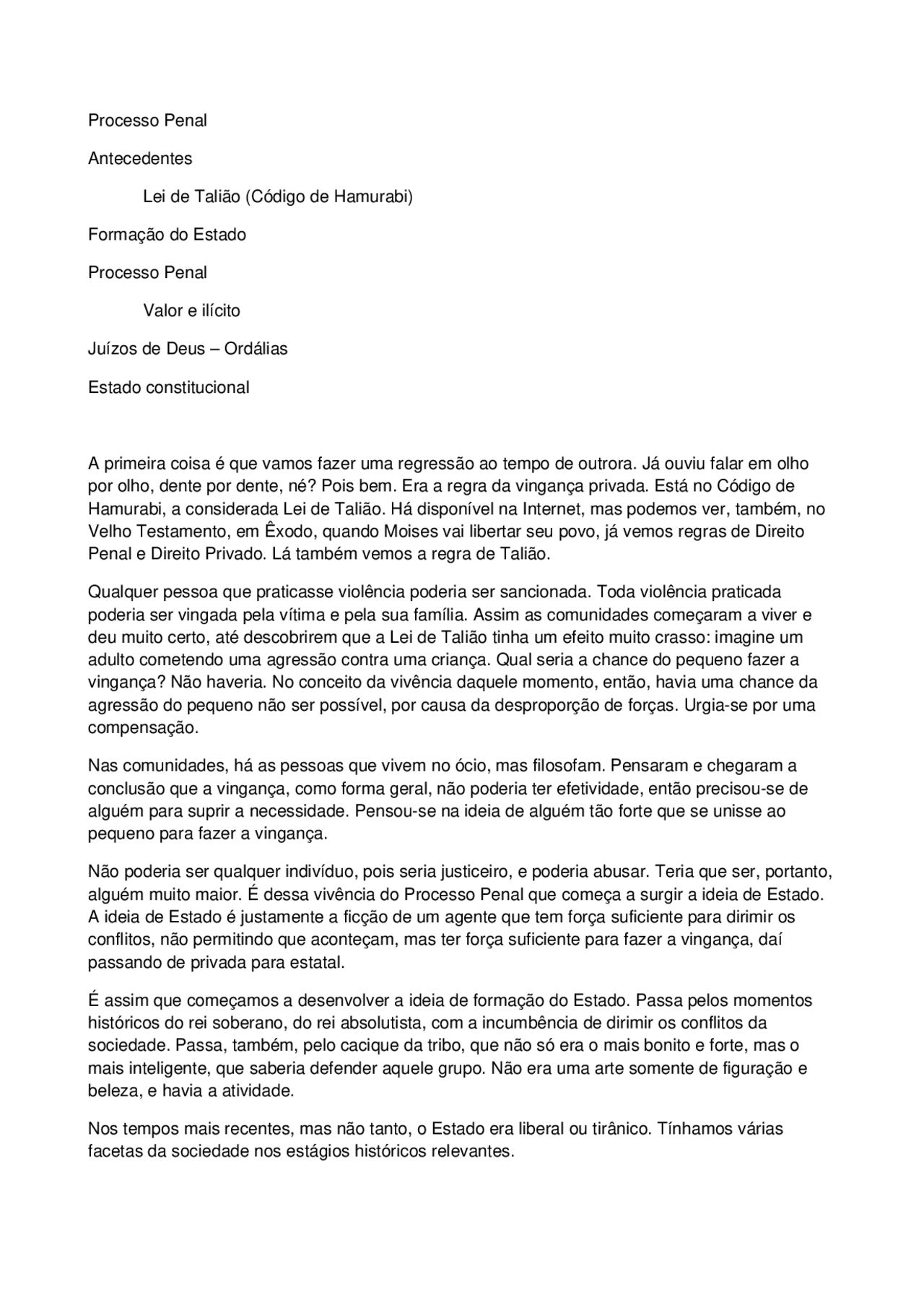 Processo Penal Apostilas Direito Processual Penal Docsity