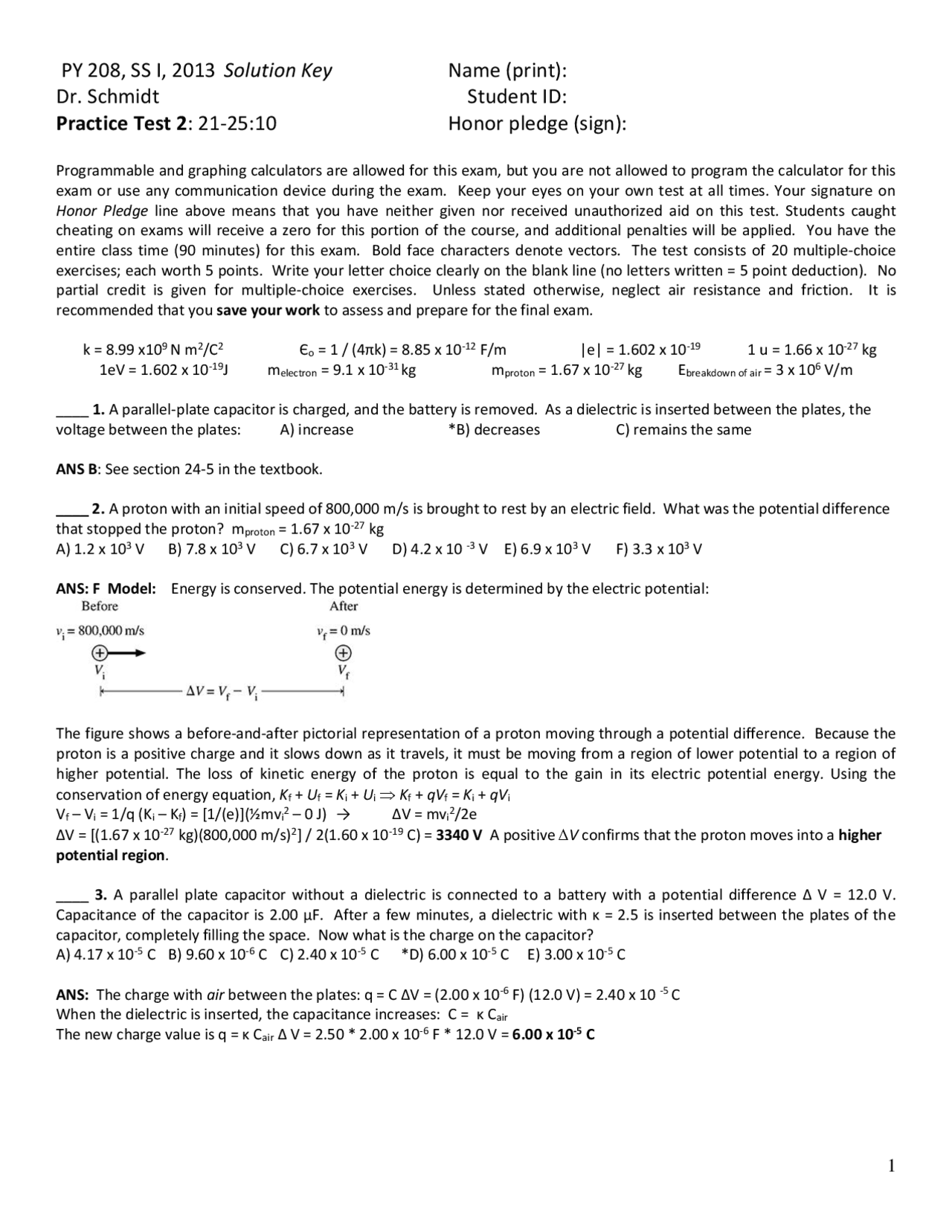 20 Questions On Physics For Engineers And Scientists Ii With Solution