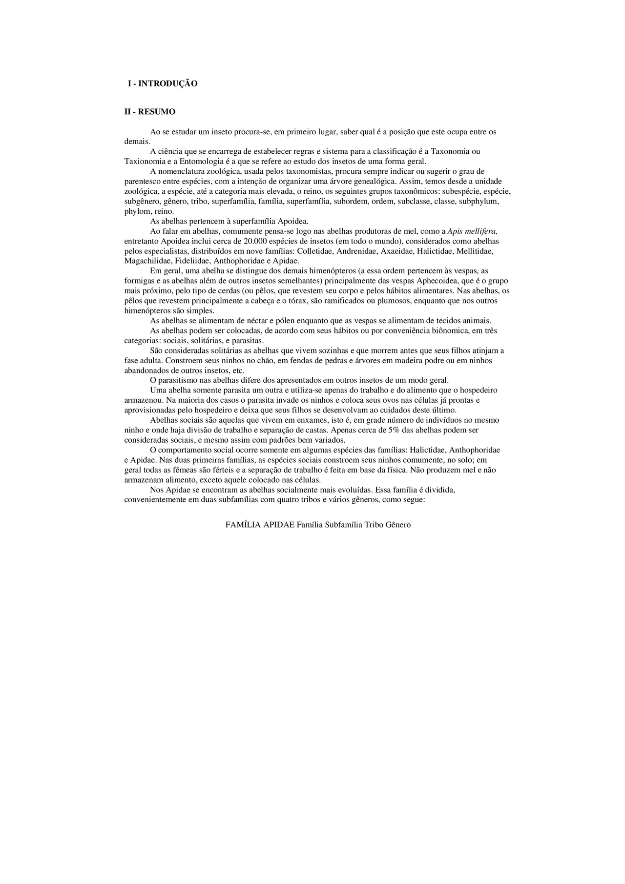 Abelha Apostilas Biologia 2 Docsity