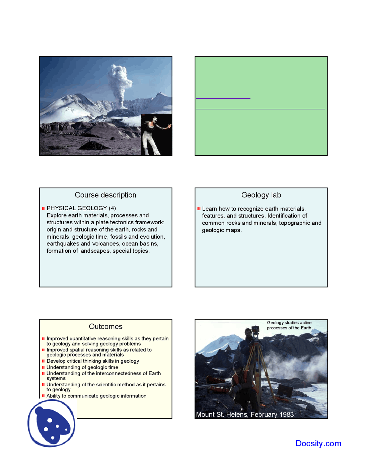 Plate Tectonics General Geology Lecture Slides Docsity