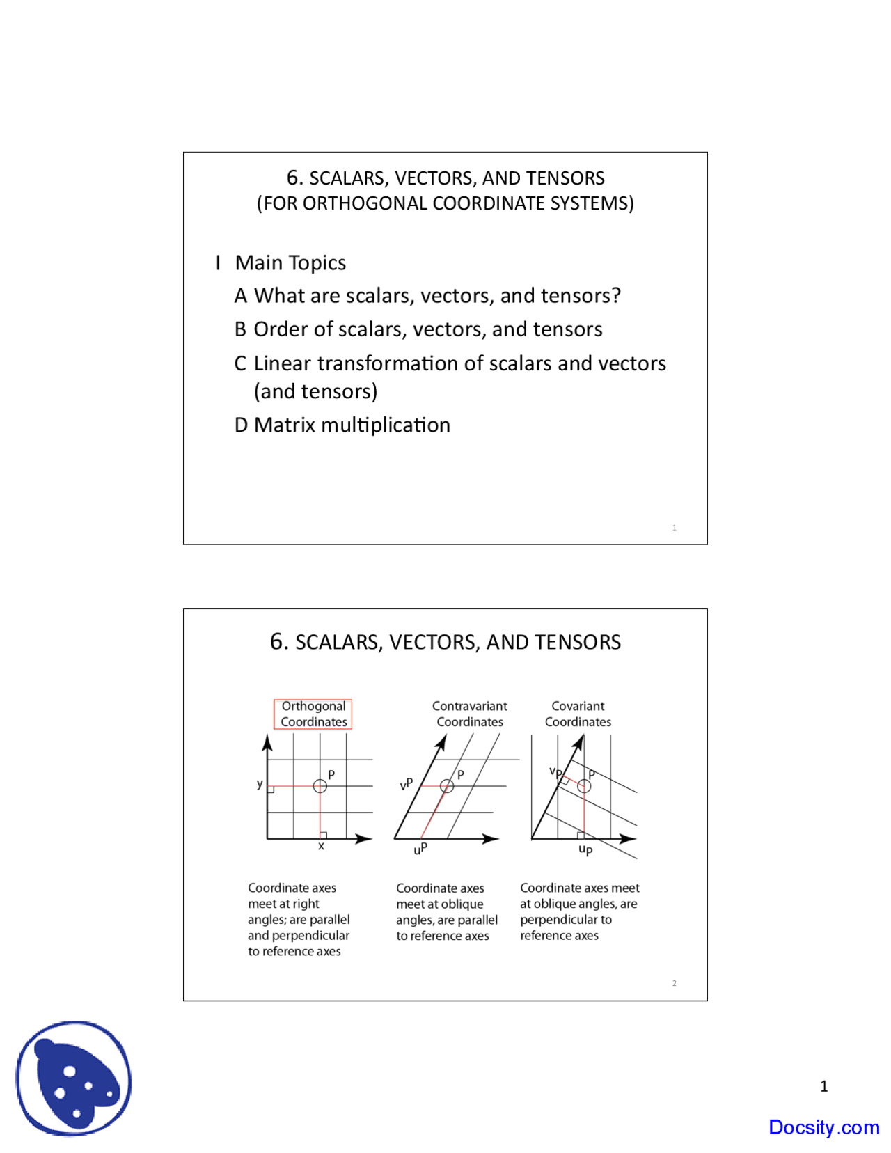 Linear Transformations Field Geology Lecture Slides Docsity