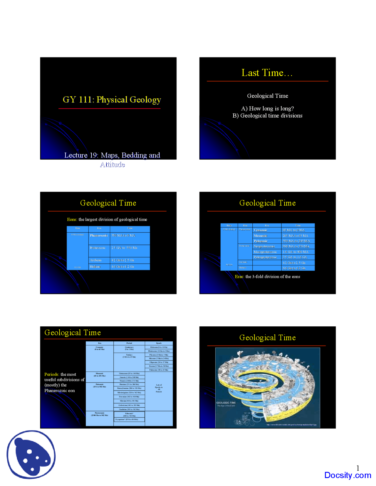 Maps General Geology Lecture Slides Docsity