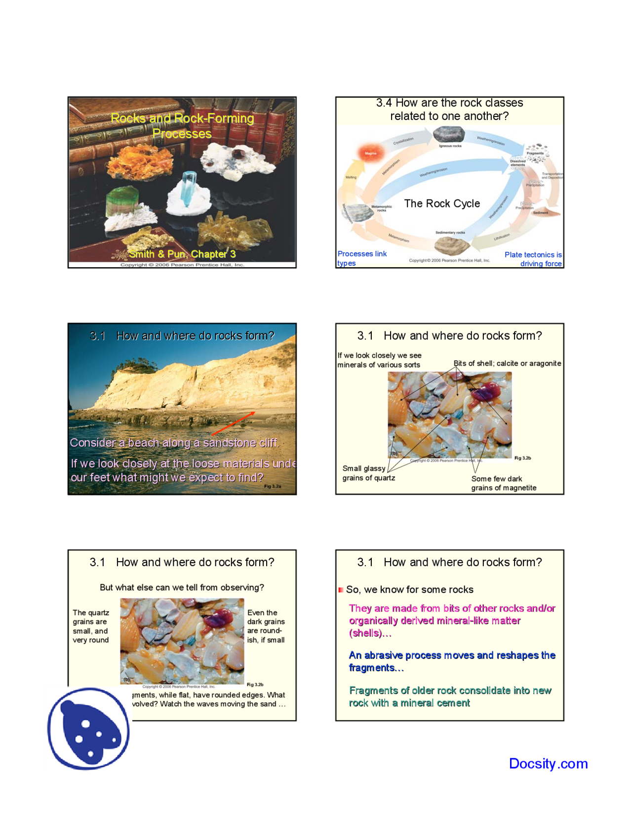 Rocks General Geology Lecture Slides Docsity