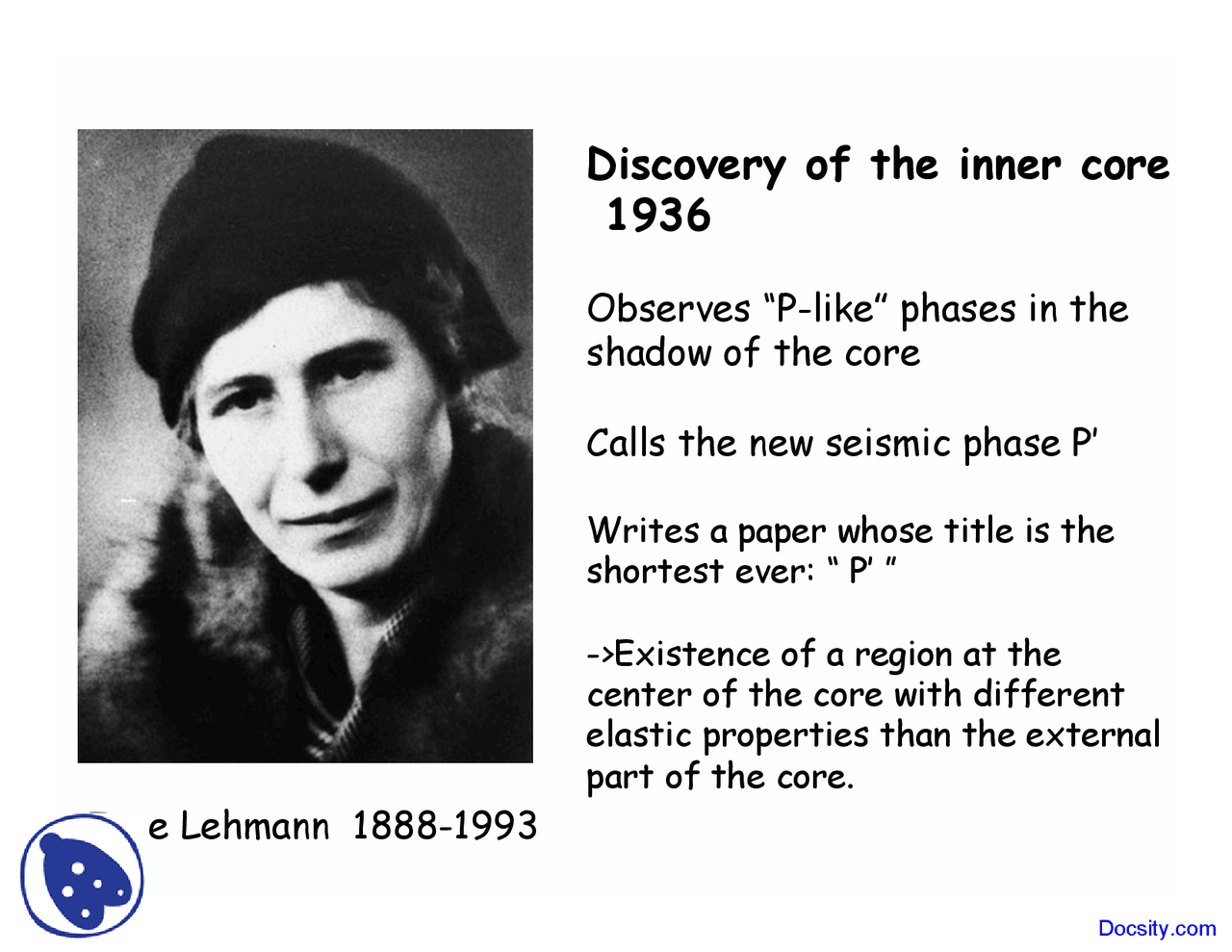 Discovery Seismology Lecture Slides Docsity